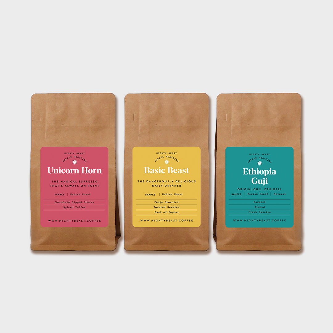 Mighty Beast Sampler Pack – Mighty Beast Coffee Roasters